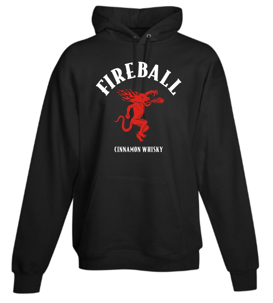Fireball Whisky Hoodie Fireball Drinker Fireball Cinnamon - Etsy