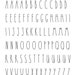 Rae Dunn Decal Font, Farmhouse Font , Rae Dunn Alphabet Decal, Skinny ...