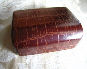 Faux Alligator Box - Etsy