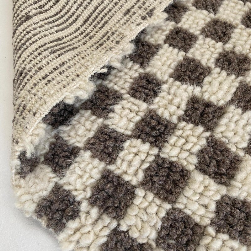 Checkered Rug Runner - Etsy