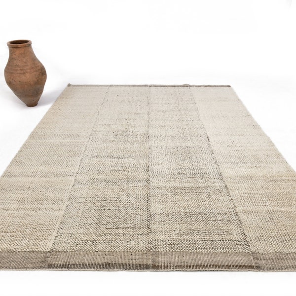 Terracotta & Brunt Orange Klim Rug, Oversize Kilim Rug, Extra Large ...