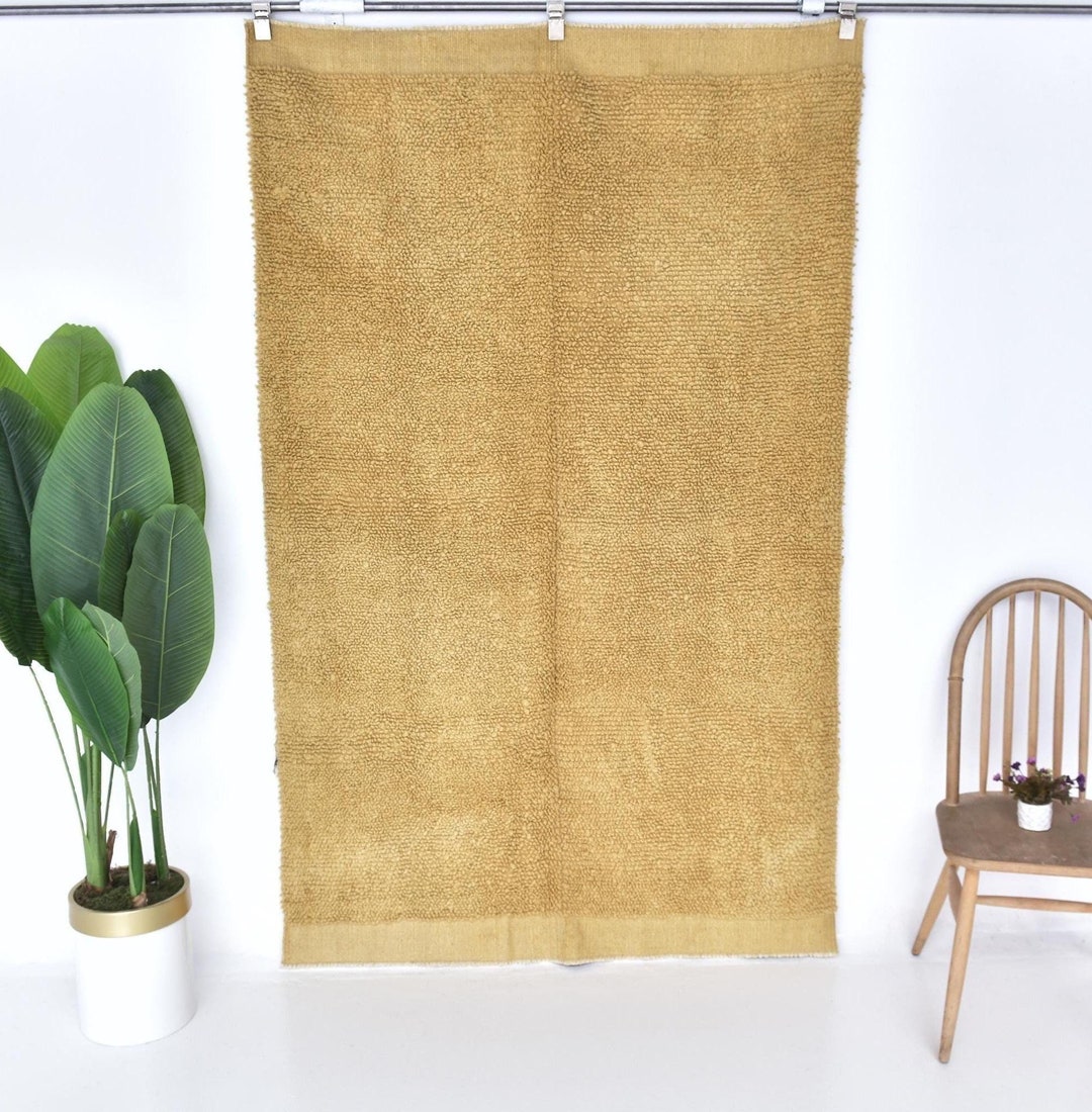 4x7 Area Rug - 4x7 Mustard Wool Jute Kilim Rug - 4x7 Kilim Rug ...