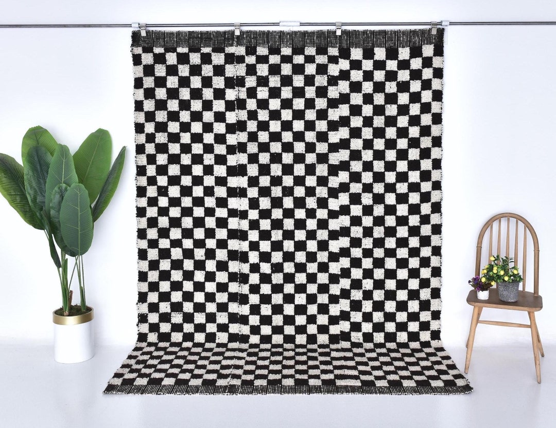 10x10 Area Rug - 10x10 Square Kilim - 10x10 Oversize Square Black White ...