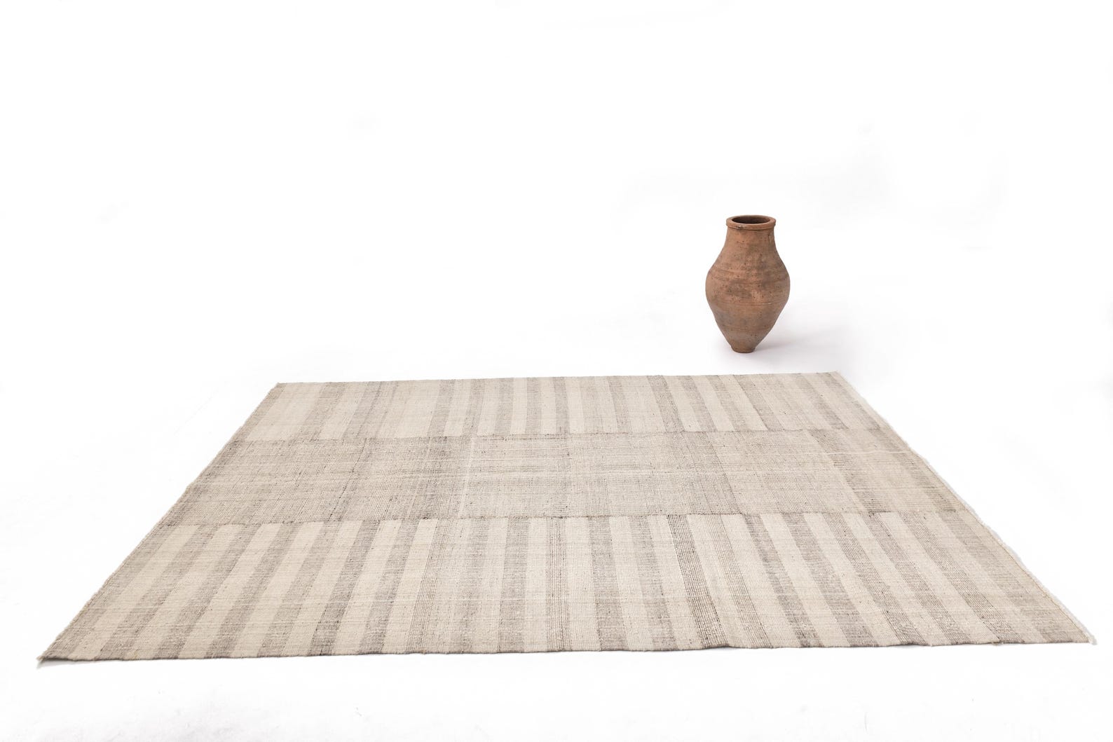 10x10 Area Rug - 10x10 Square Kilim - 10x10 Oversize Square Brown Beige ...