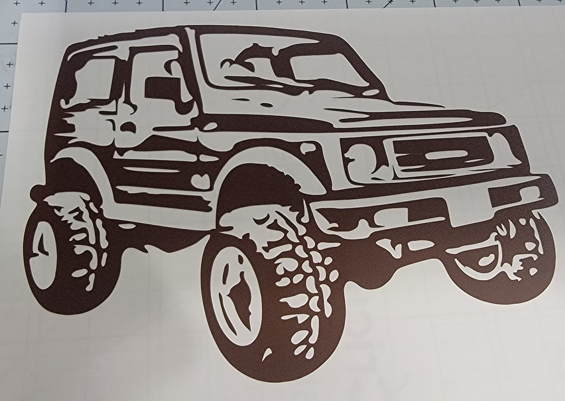 Suzuki Samurai Vinyl Decal - Etsy Canada