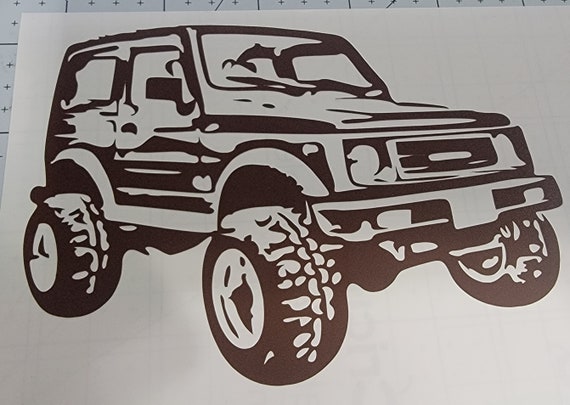Suzuki Samurai Vinyl Decal - Etsy Canada