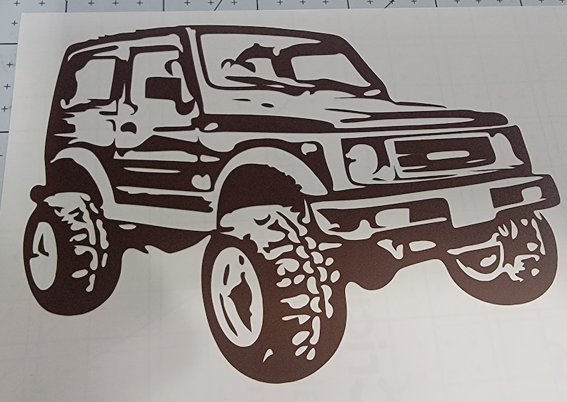 Suzuki Samurai Vinyl Decal - Etsy Canada