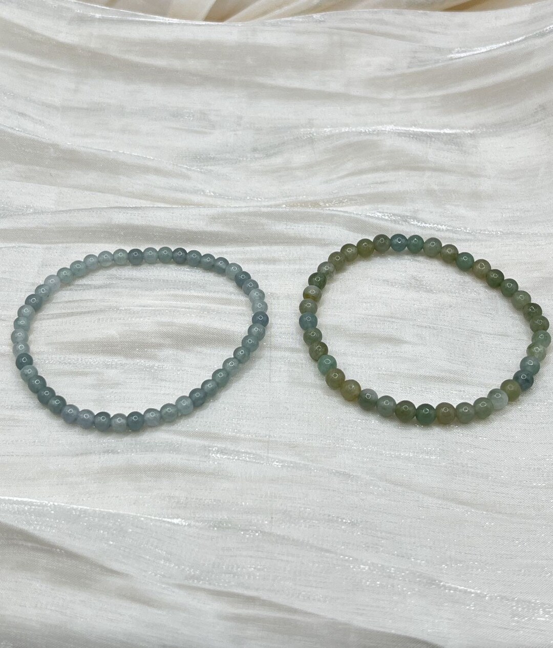 Genuine Natural Myanmar Type A Jadeite Bracelet,ice Blue Jade,myanmar ...