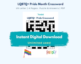 Crossword Puzzle - Etsy