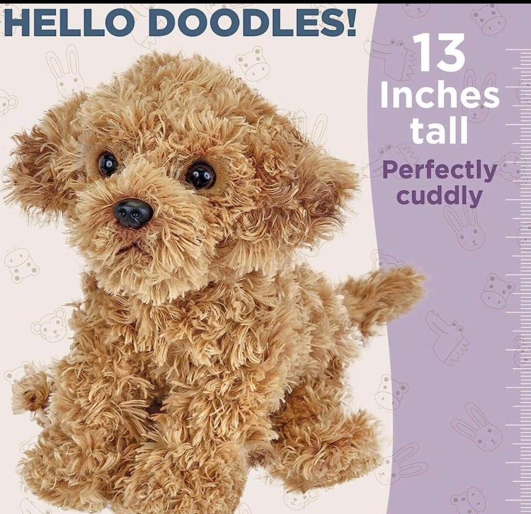 Doodles the Labradoodle Plush Toy - Adorable and Huggable Stuffed ...