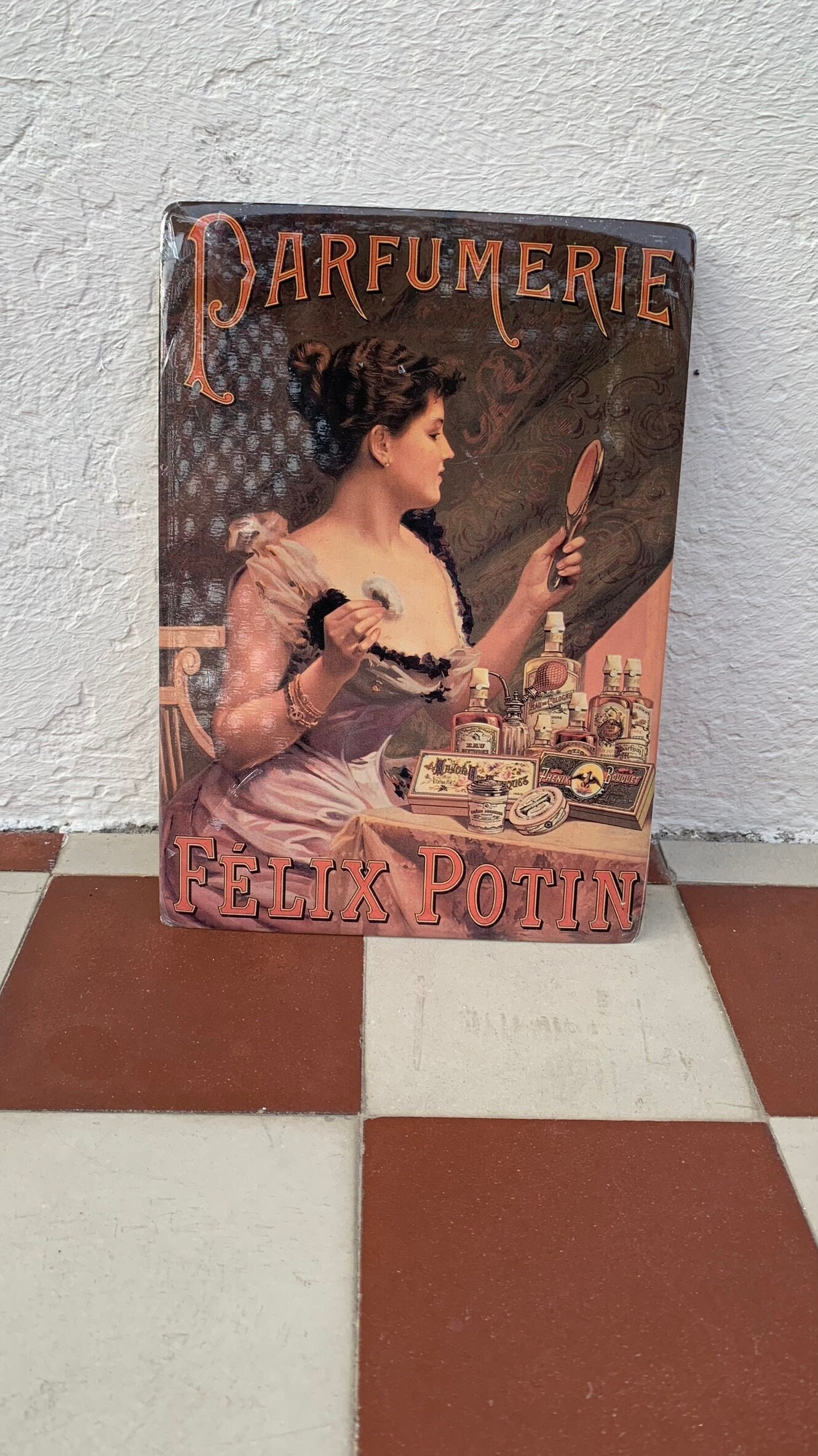 French Vintage, Parfumerie Metal Signs Set, Aroma Metal Poster, Vintage ...