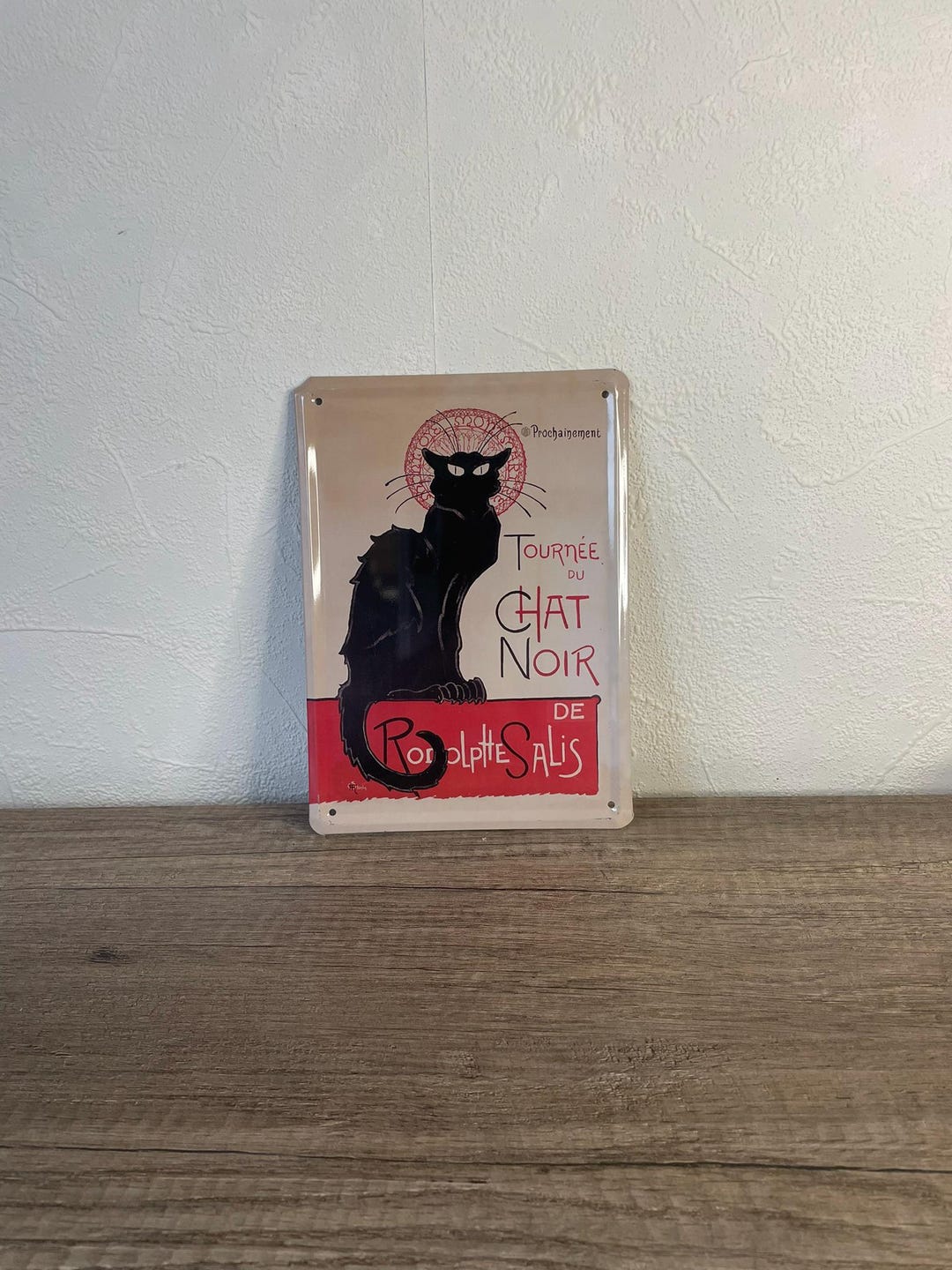 French Vintage, Turnee Du Chat Noir Metal Sign, Metal Poster, Vintage ...