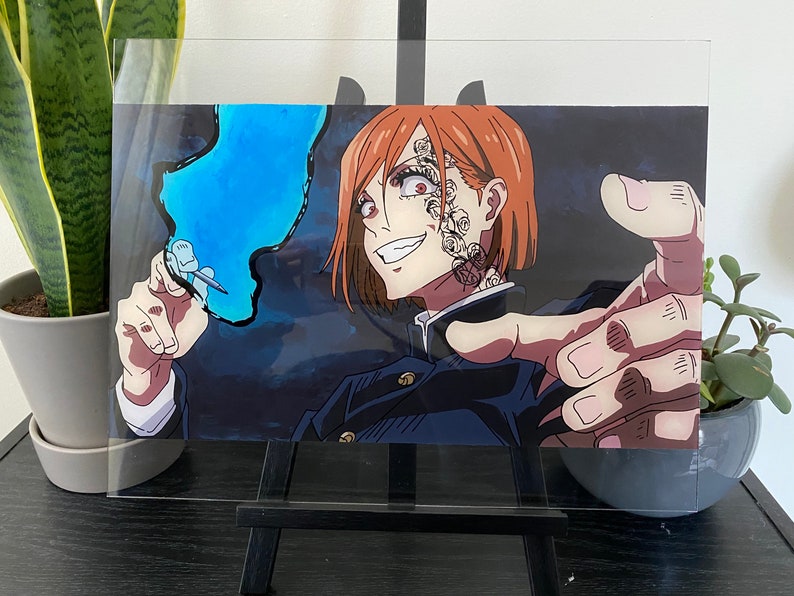 Custom Anime Glass Painting | Etsy