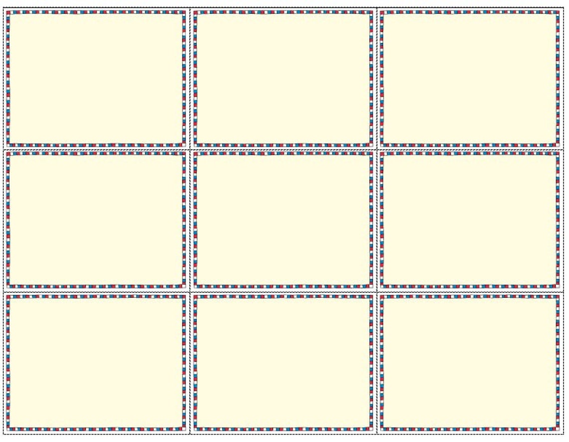 Editable Flash Cards - Customizable and Printable PDF Format - Instant ...