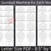 Monthly Reward Chart Gumball Machine | Printable Gumball Machine ...