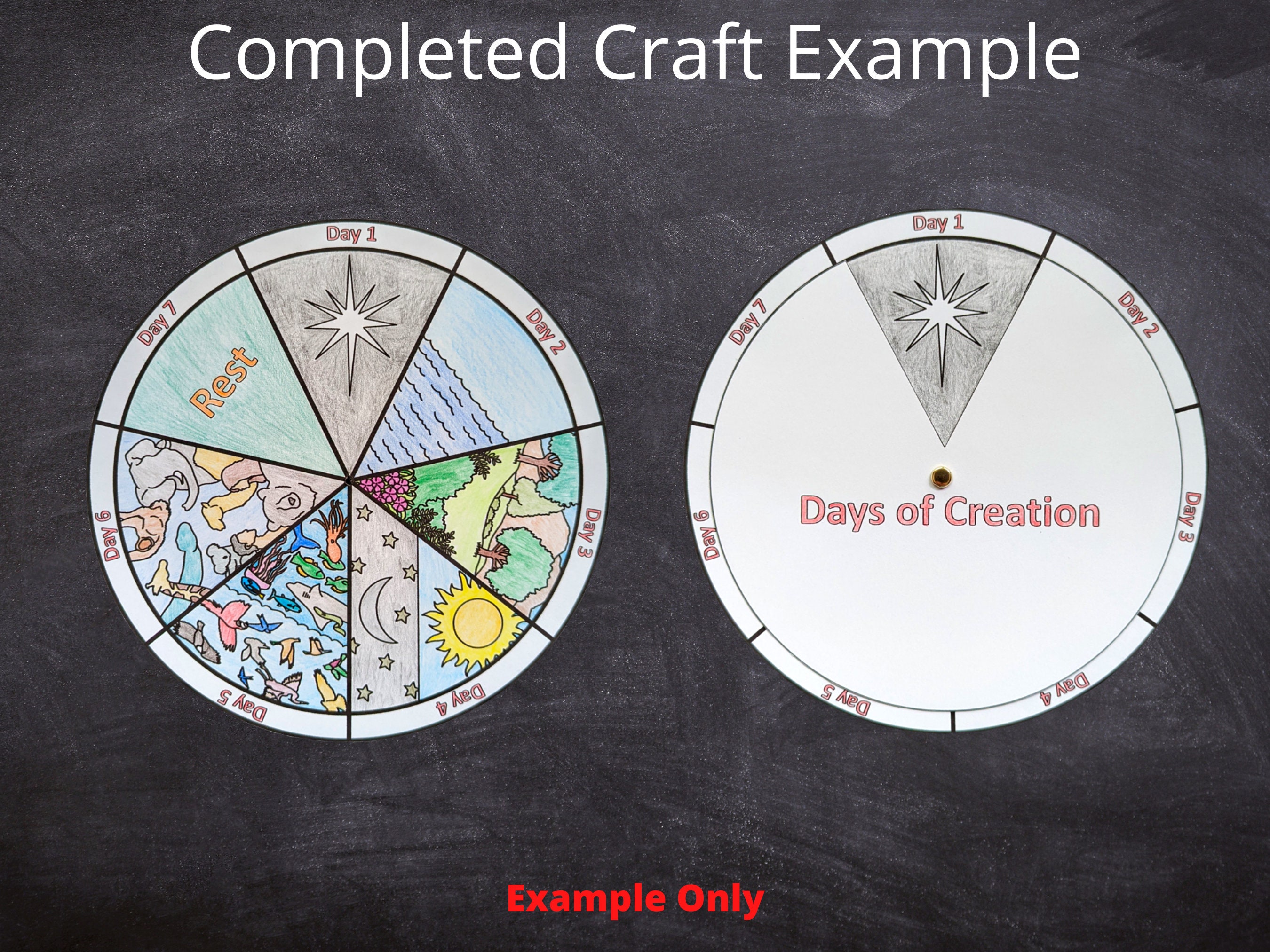 Days of Creation Craft | Days of Creation Bible Craft | Days of ...