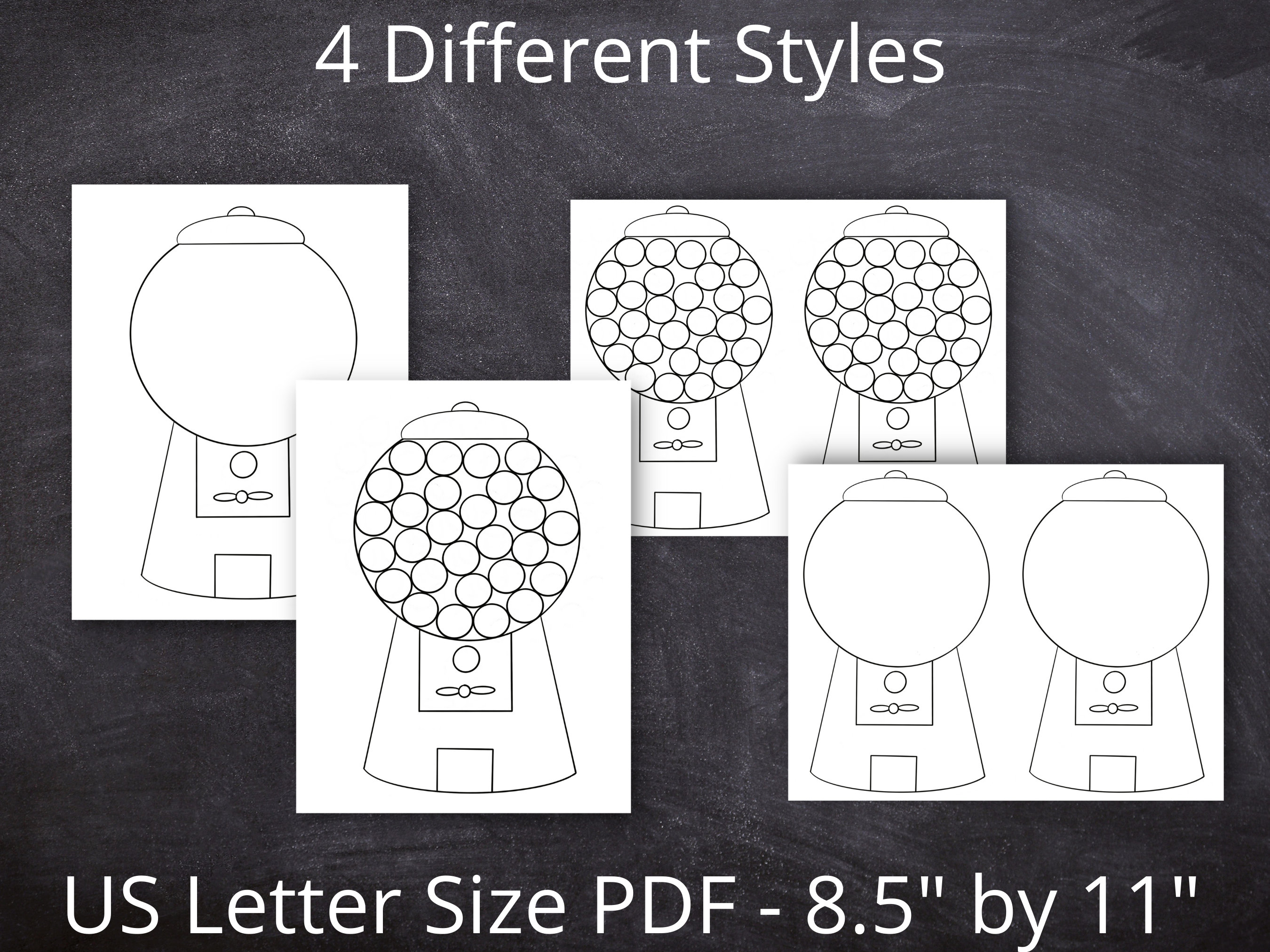 Reward Chart Gumball Machine | Printable Gumball Machine Reward Chart ...