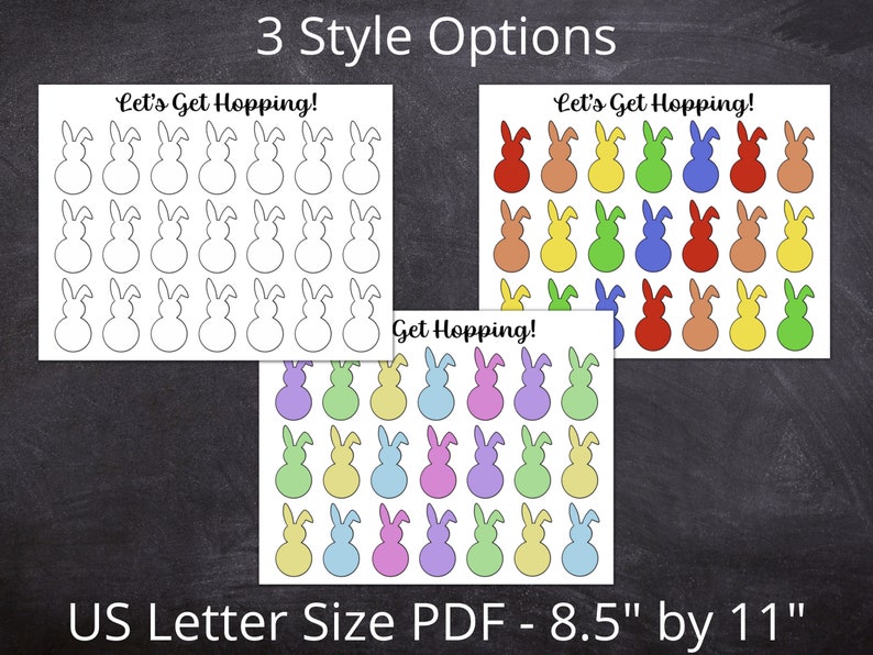 Bunny Tail Reward Chart | Printable Bunny Reward Chart | Kids Habit ...