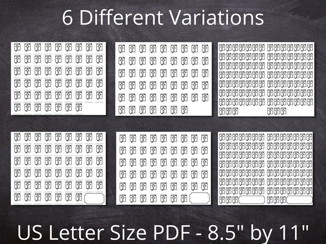 Yearly Bible Memory Verse Chart | Printable Bible Memory Chart - Etsy