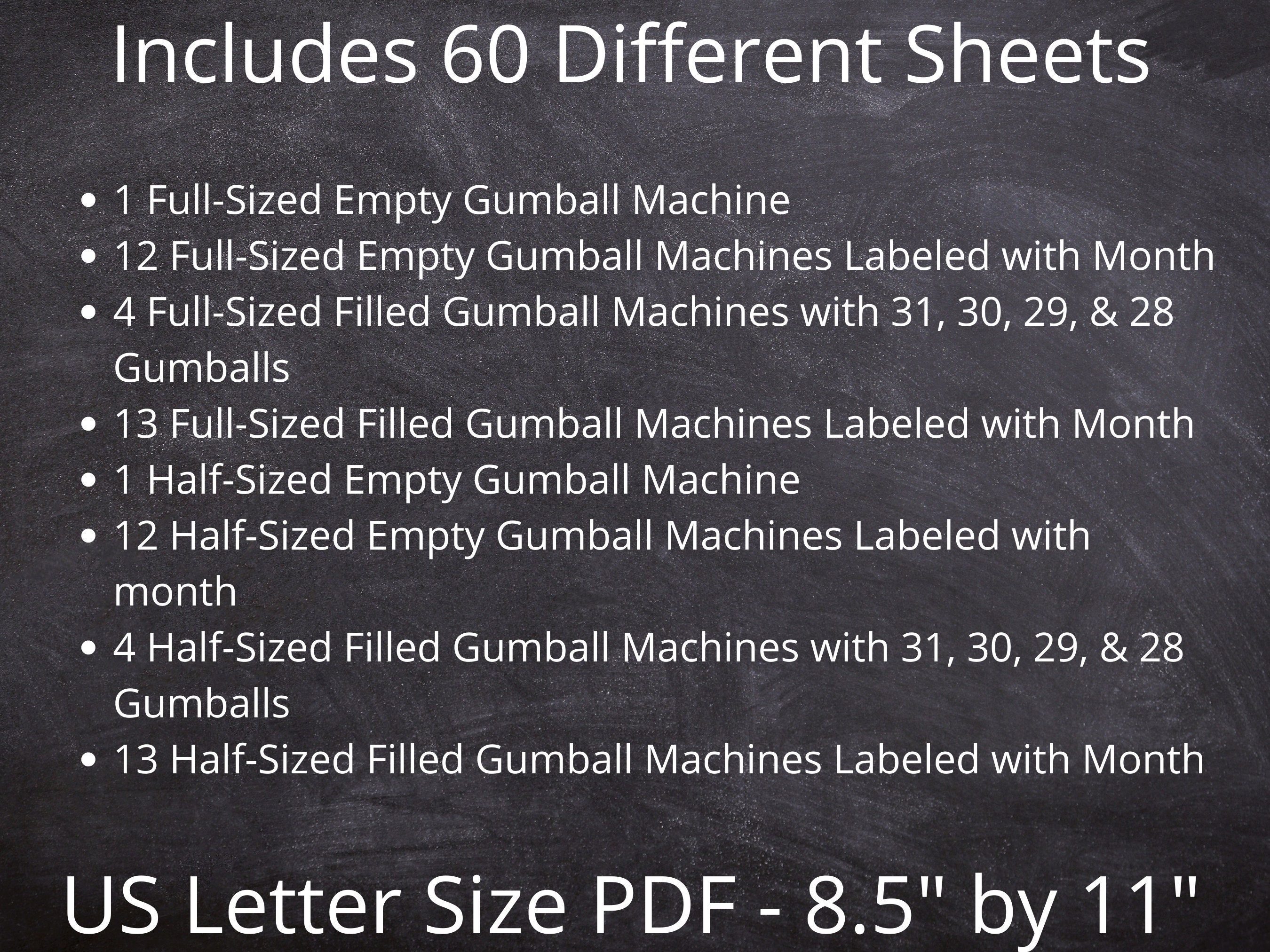 Monthly Reward Chart Gumball Machine | Printable Gumball Machine ...