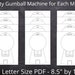 Monthly Reward Chart Gumball Machine | Printable Gumball Machine ...