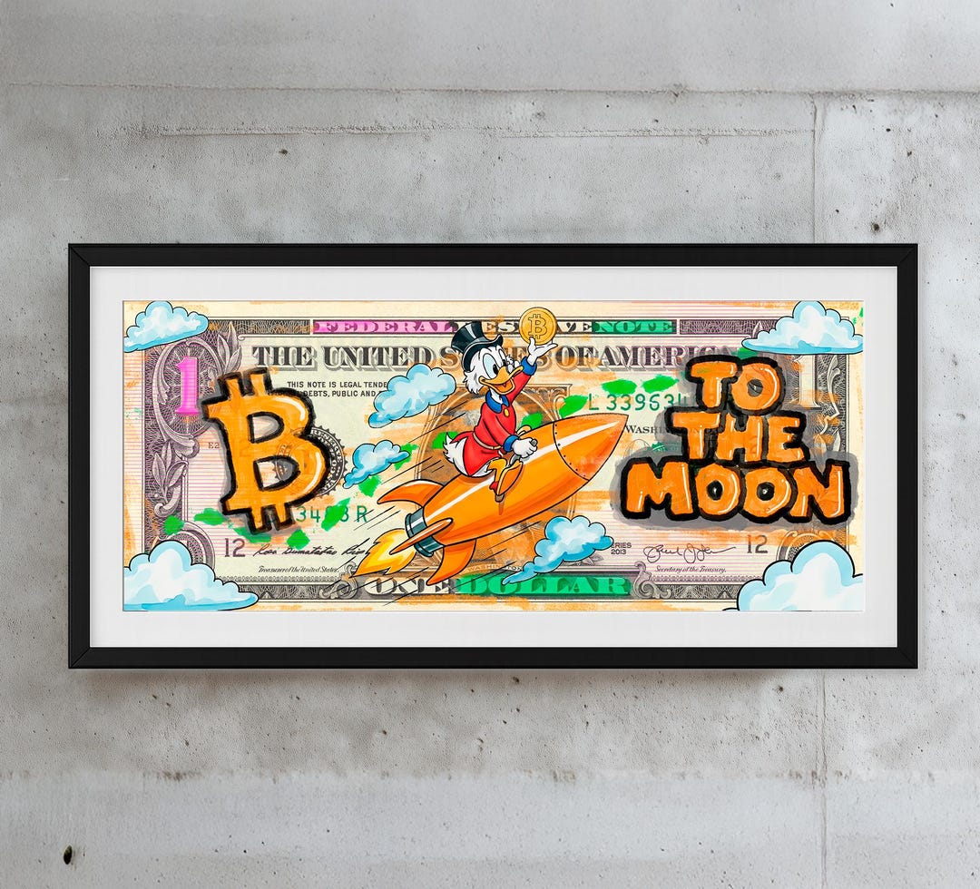 Bitcoin Dollar Poster (vol.2): Money Poster, Dollar Poster, Best Gift ...
