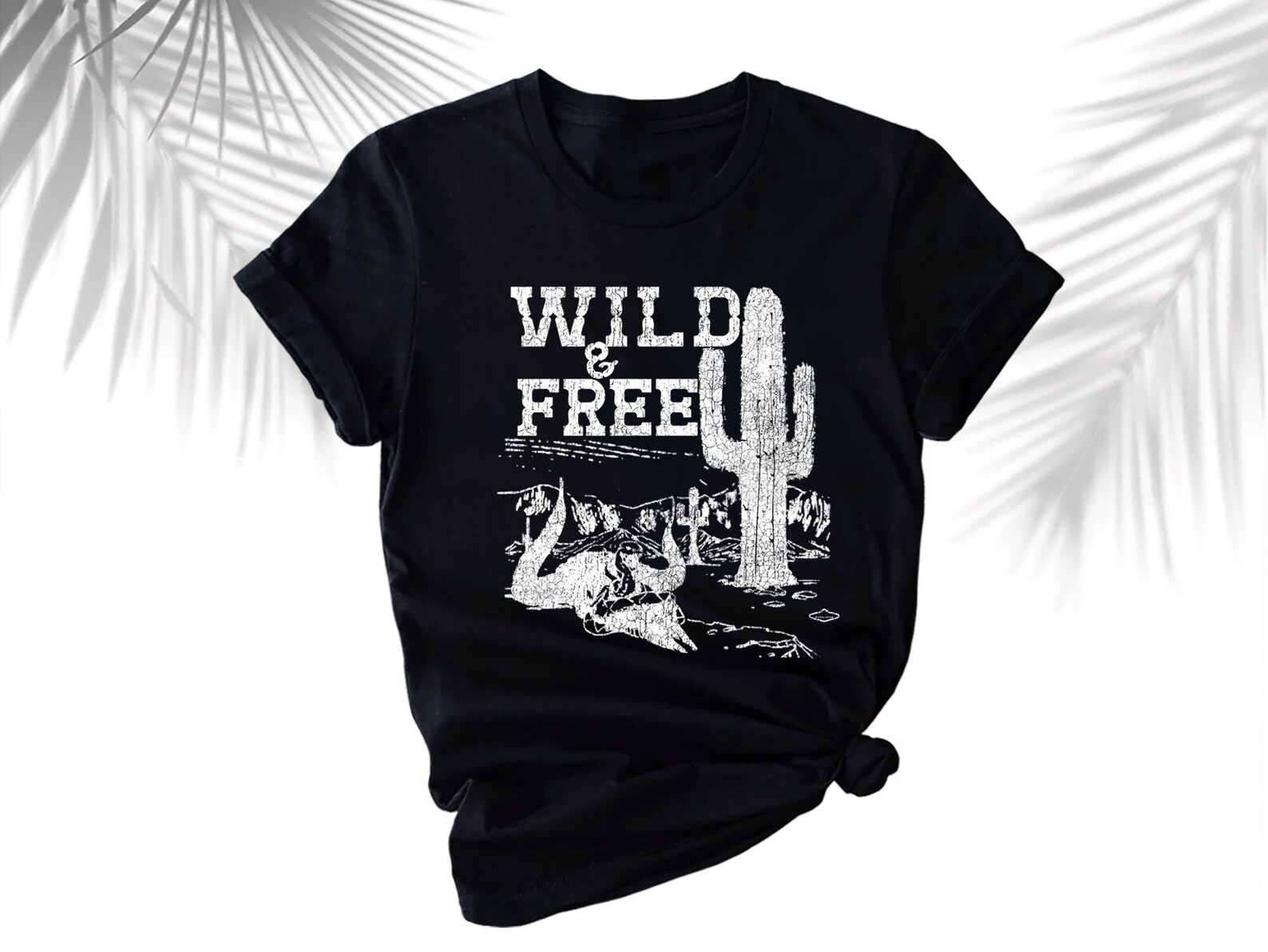 Wild and Free Graphic Tee Western Theme Shirt America Tee - Etsy