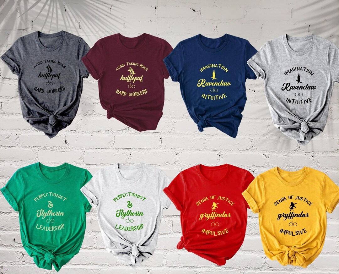 Wizardry House Tee, HP House T-shirt, Universal Vacation Shirt, Wizard ...