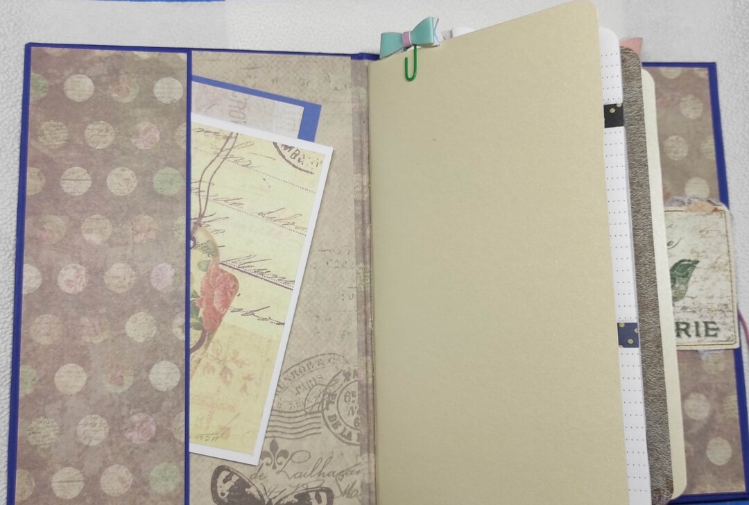 Vintage Style Midori Notebook - Etsy