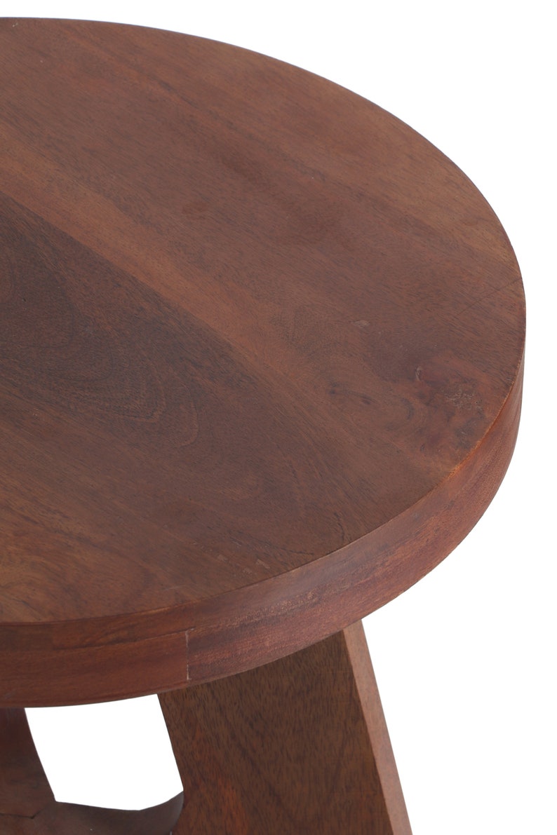 Wooden Stool Wood Side Table Side Table for Living Room Bedroom Side ...