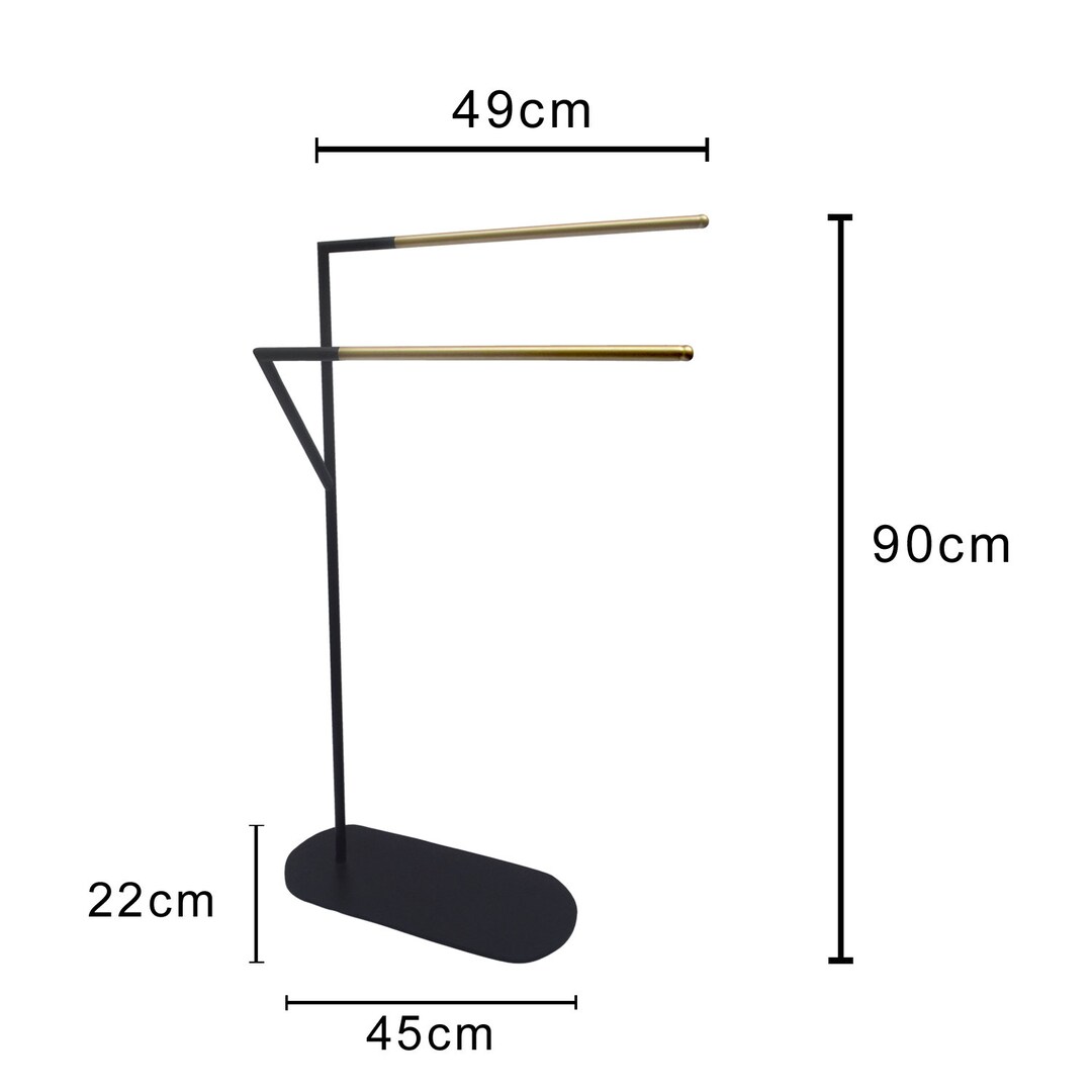 Standing Towel Rail / Towel Stand With Heavy Base - Etsy