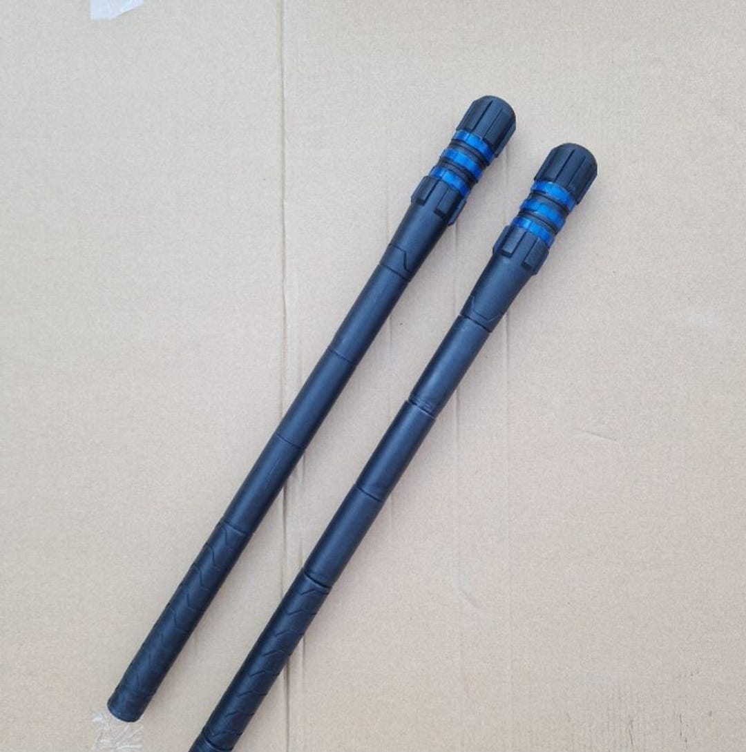 Glowing Nightwing Escrima Stick Batons Titans COSPLAY PROP - Etsy