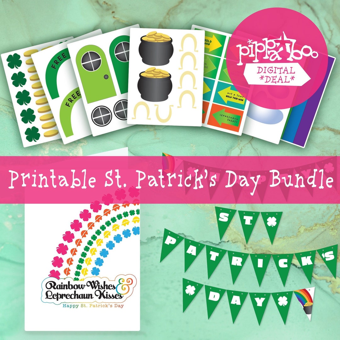 Value Bundle | Leprechaun Trap Kit | St. Patrick's Day Banner & Card ...