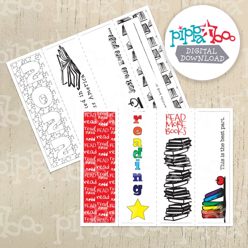16 Printable Read Across America Bookmarks DIGITAL DOWNLOAD | Etsy