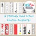 16 Printable Read Across America Bookmarks | DIGITAL DOWNLOAD | Instant ...