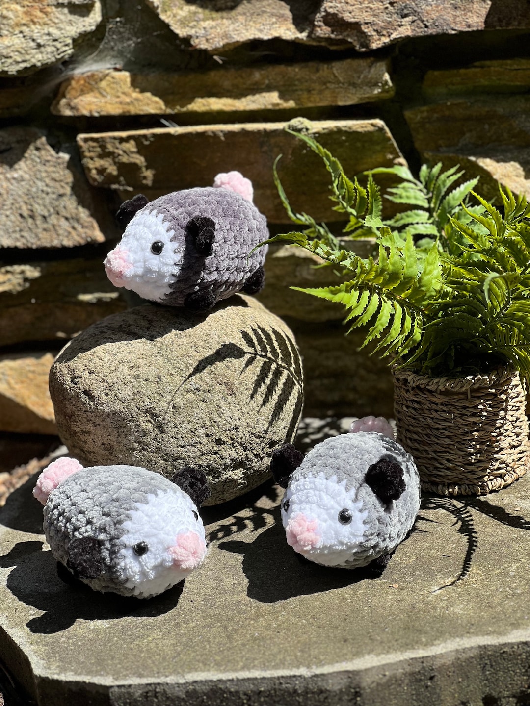 SHIPS QUICKLY | Crochet Opossum Plushie | Amigurumi | Handmade - Etsy