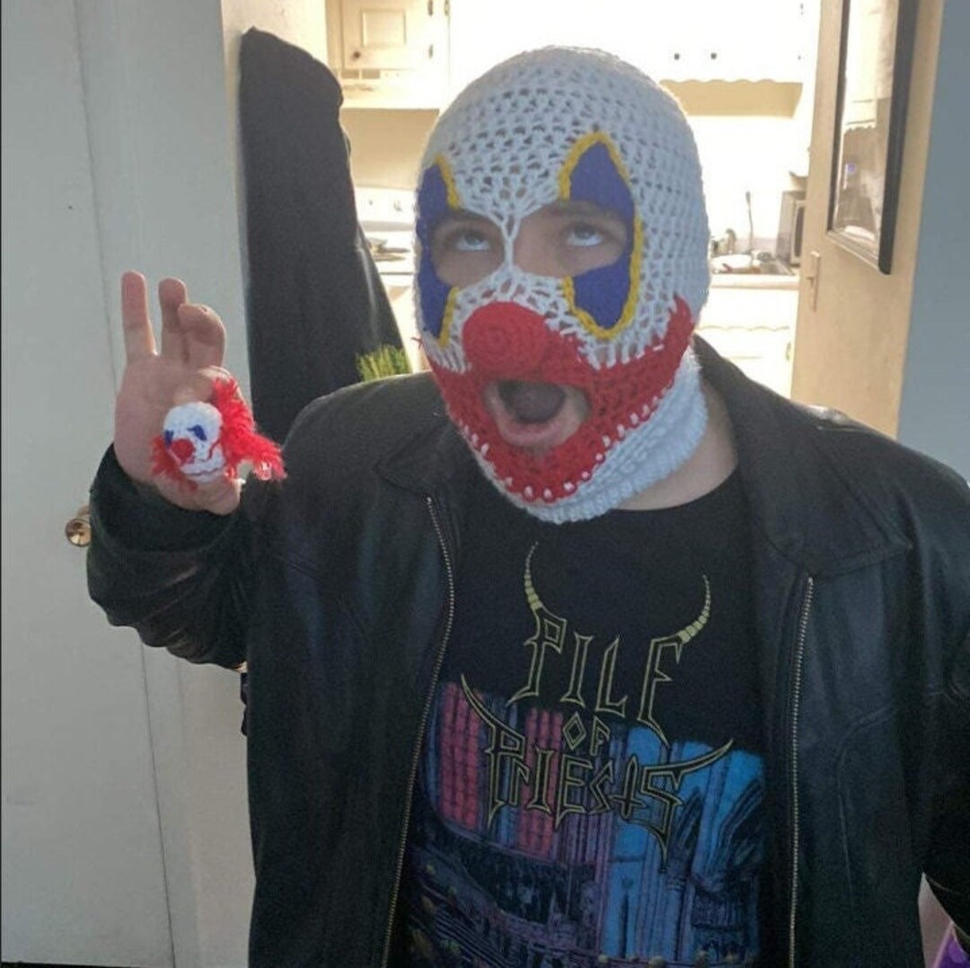 Clown Balaclava/ski Mask - Etsy