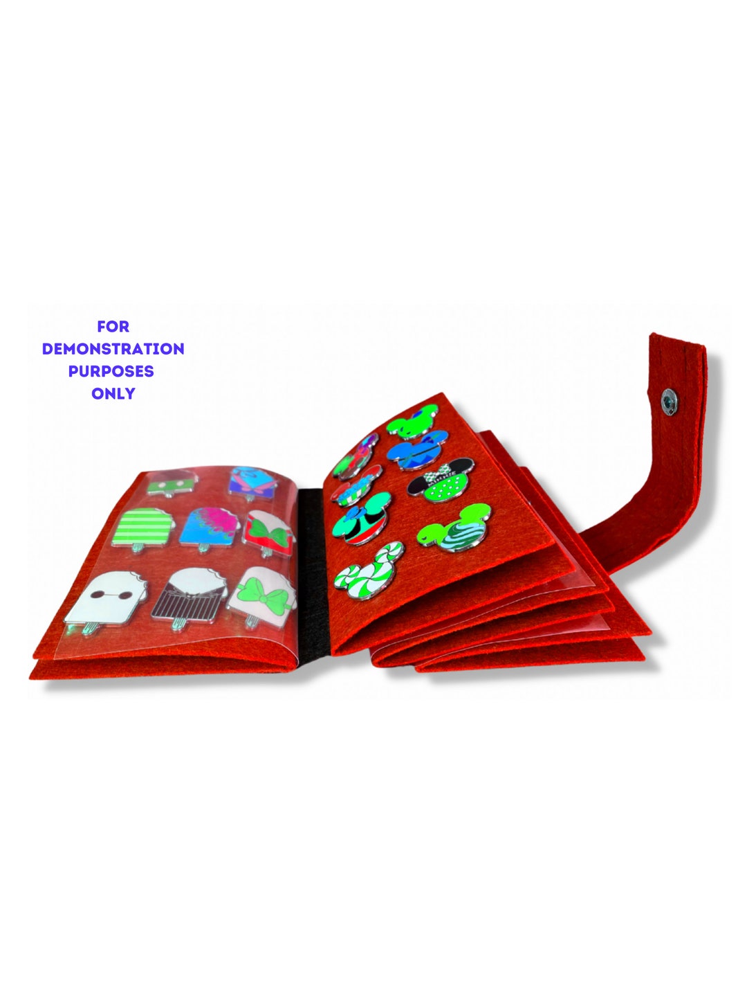 Handcrafted Enamel Pin Book, Holds 100+ Pins - Etsy