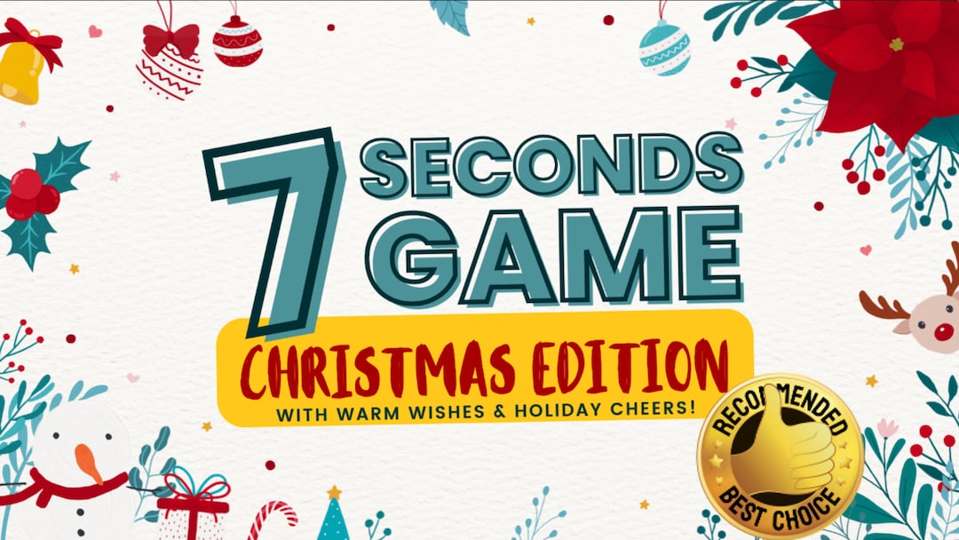 Exciting Quick 7 Seconds Christmas Party Game! Digital Version With ...