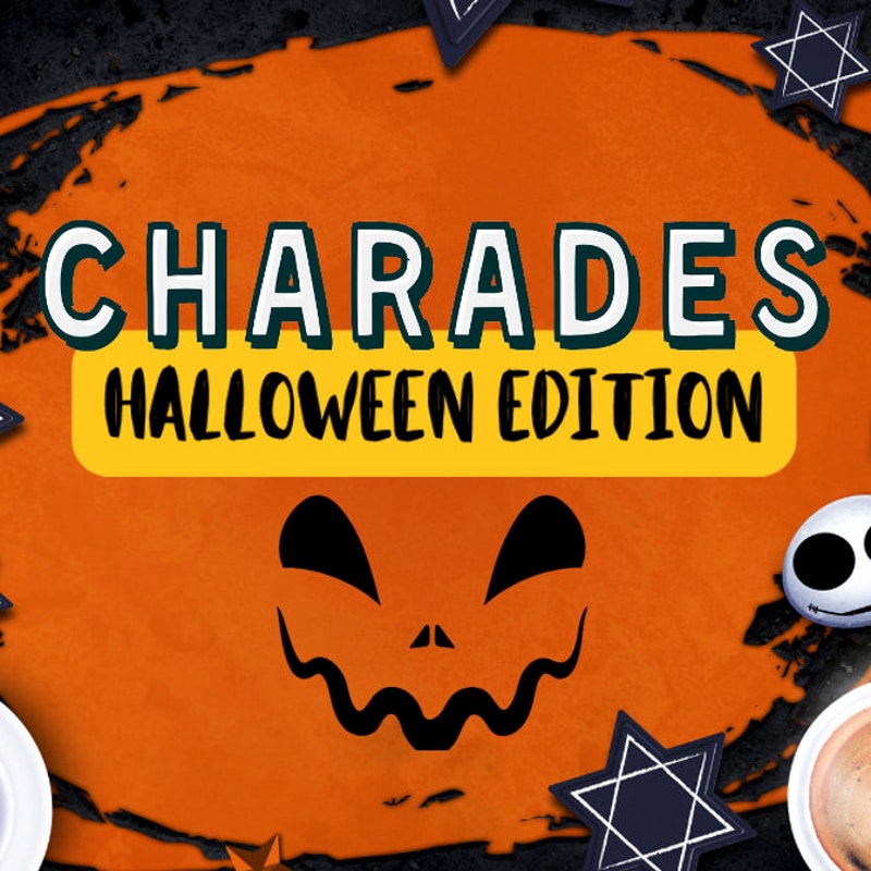 Halloween Charades Games - Etsy