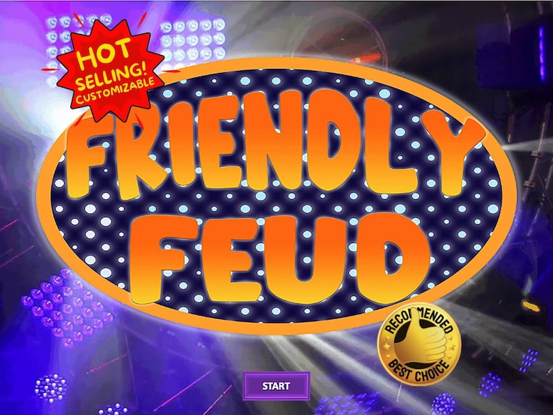 New Friendly Feud Game! Digital - Friendly Feud With Sound Effects ...