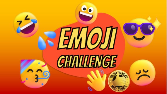 Emoji Challenge Game Super Fun Exciting Family Party Games Etsy Canada