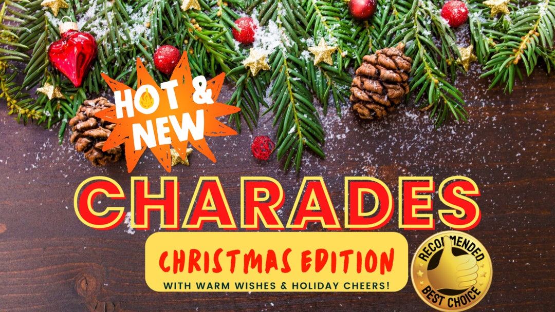 New Amazing Christmas Charades Family Party Game Digital Version With ...