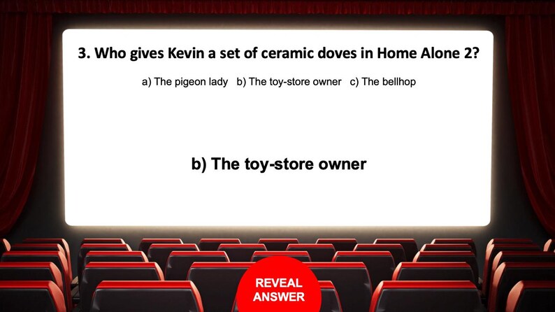 New Christmas Movie Trivia Game! Digital Quiz Game With Sound Effects ...