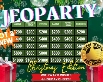 80s Jeopardy Downloadable Powerpoint Trivia Game Scoreboard - Etsy