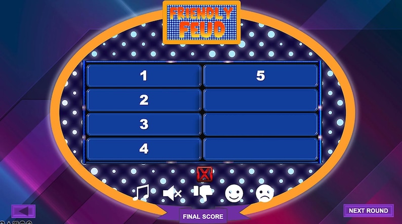 New Friendly Feud Game! Digital - Friendly Feud With Sound Effects ...