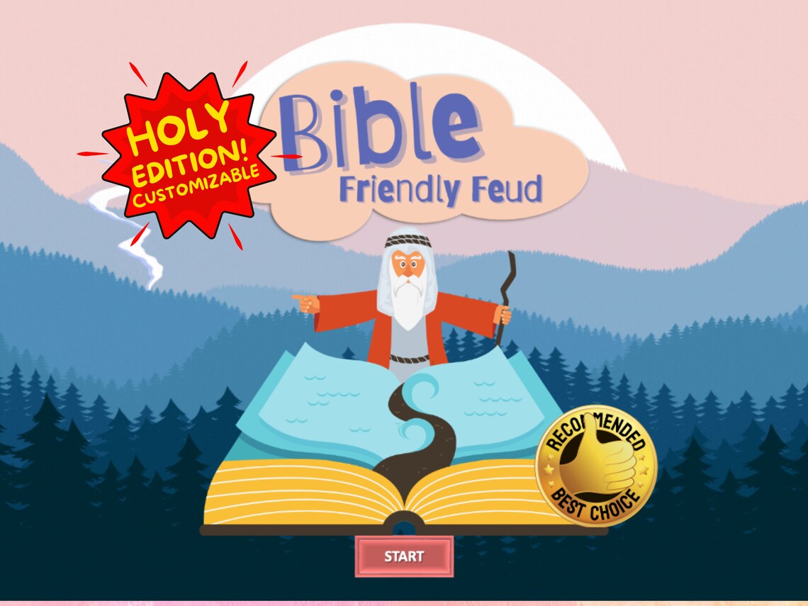 Awesome Bible Friendly Feud Game Same as Family Feud Party - Etsy