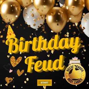 Birthday Feud Game - Similar to Family Feud With Sound Effects ...