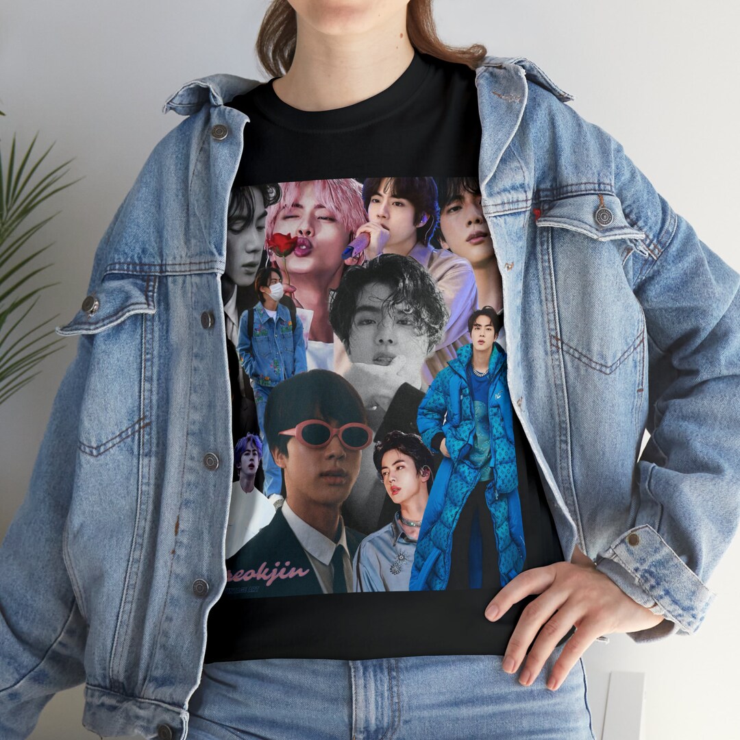 JIN BTS SEOKJIN Unisex Heavy Cotton Tee - Etsy