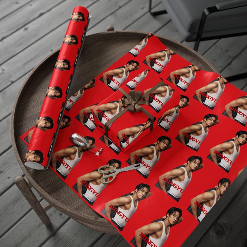 Mingyu Seventeen Gift Wrapping Paper - Etsy